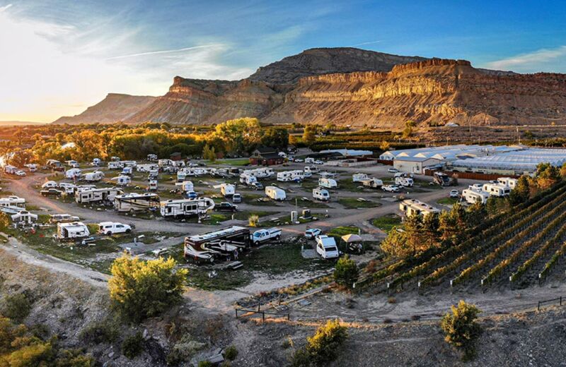 Modern RV and Trailer Campsites in CO | Palisade Basecamp