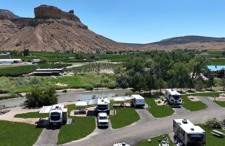 Modern RV and Trailer Campsites in CO | Palisade Basecamp