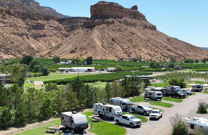 Modern RV and Trailer Campsites in CO | Palisade Basecamp